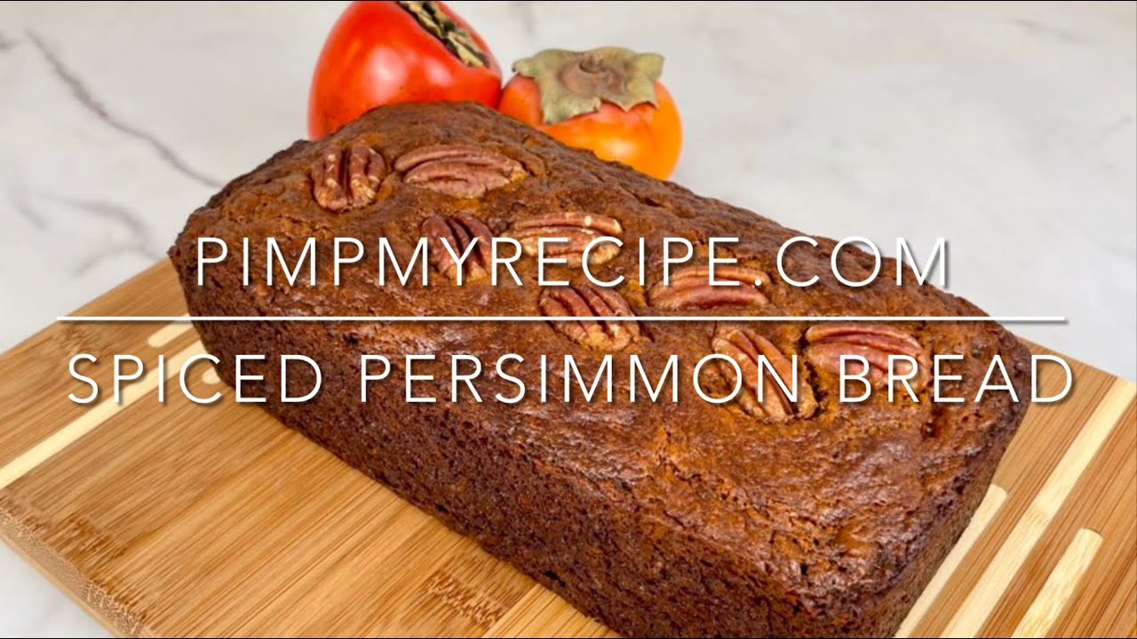 SPICED PERSIMMON BREAD How to Make Persimmon Bread! - YouTube