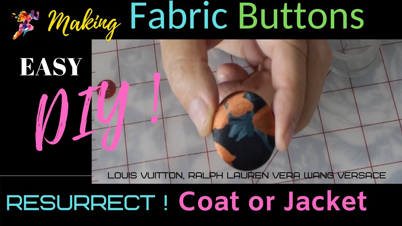 Buttons | DIY Fabric Buttons | How to Make or Replace | Fashion Design ...