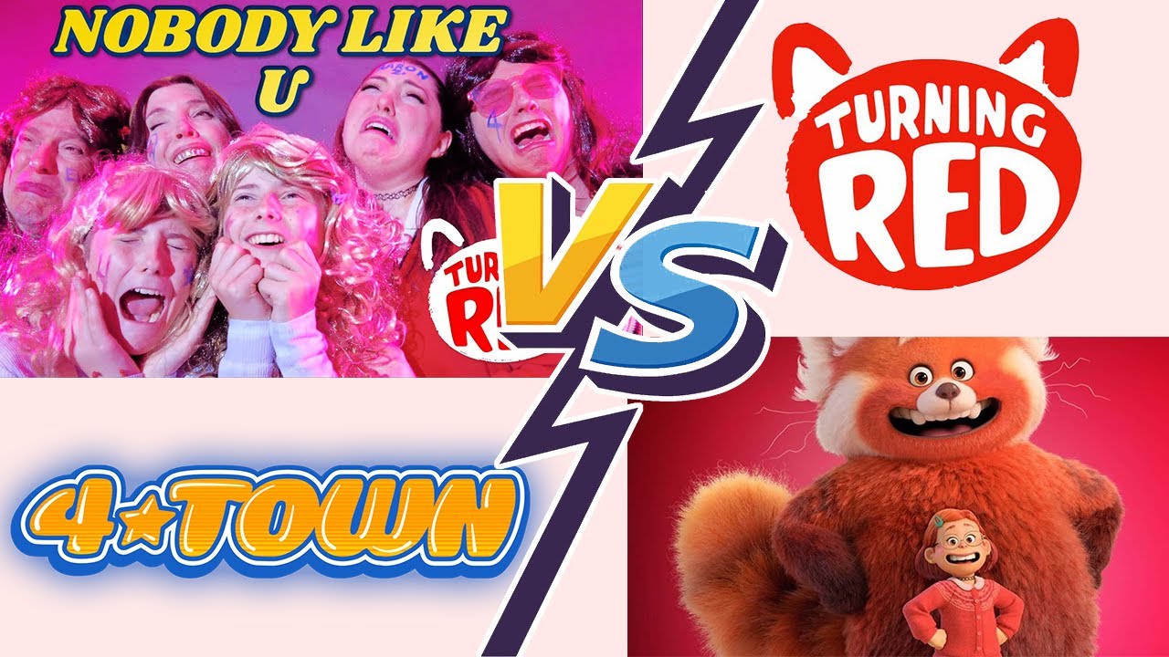 TURNING RED VS. REAL LIFE!!! (side by side comparison) 🎤 @Sharpe Family ...