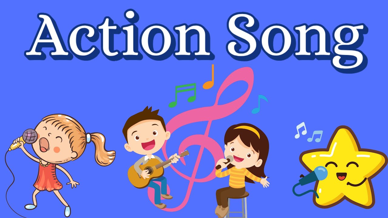 ACTION SONG | Action Song For Kids with Fun & Dance #nurseryschool # ...