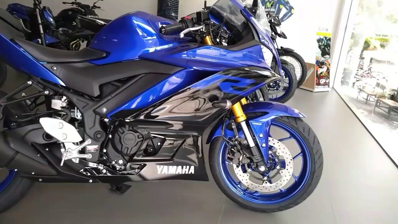 Yamaha R3 320cc azul ud motos Yamaha Divinópolis - YouTube