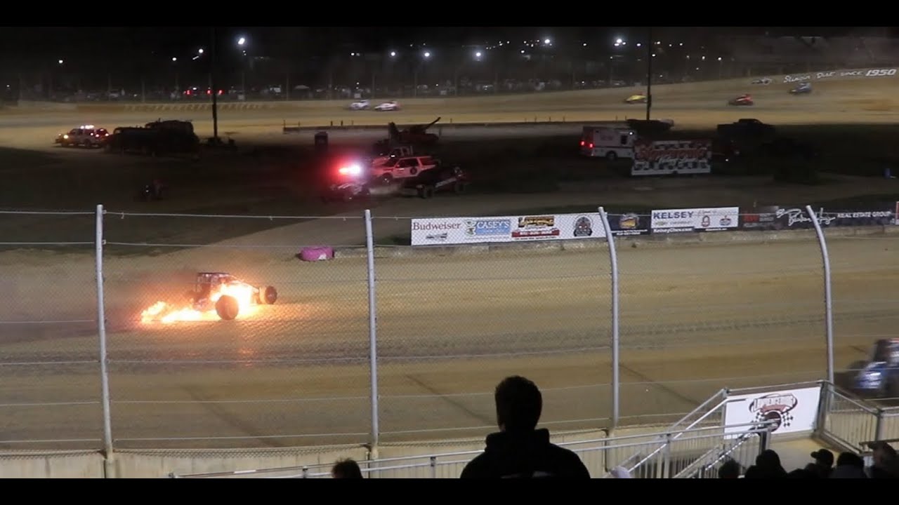 Lawrenceburg Speedway Buckeye Outlaw Sprint Series Feature Race [4/20 ...