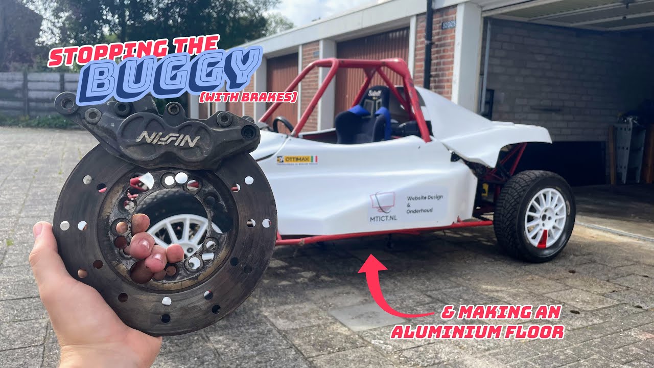 BRAKELINES and a FLOOR on the 1200cc V8 BUGGY - YouTube