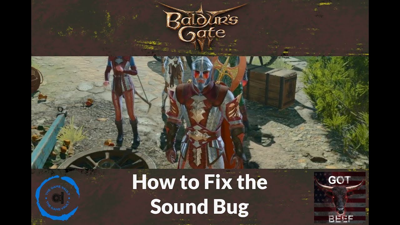 Baldur's Gate 3 - PS5 How to Fix the Sound Bug - YouTube