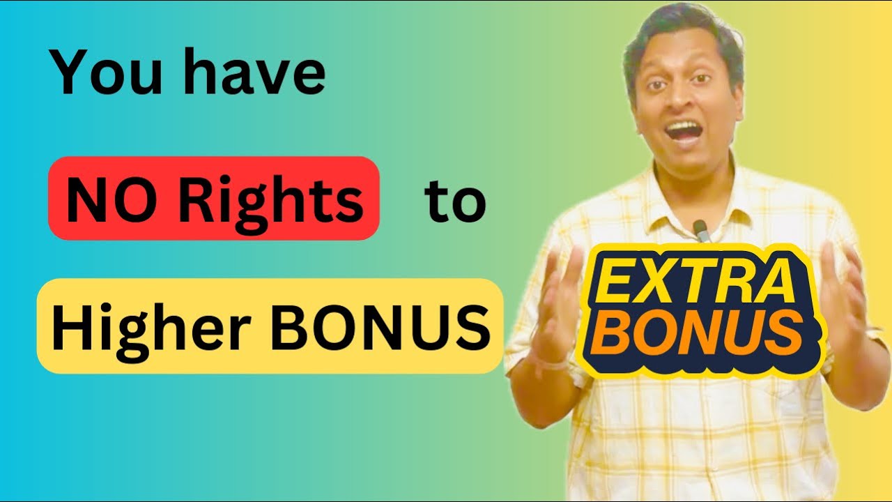 Payment of Bonus Act 1965 | How Higher Bonus works | Minimum Bonus ...