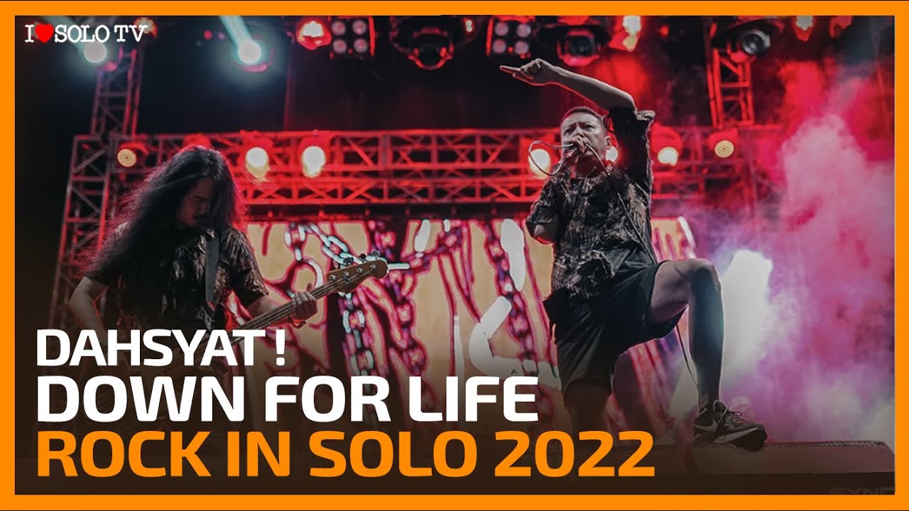 PECAH ! RIBUAN METALHEAD EARGASM | DOWN FOR LIFE | KONSER ROCK IN SOLO ...