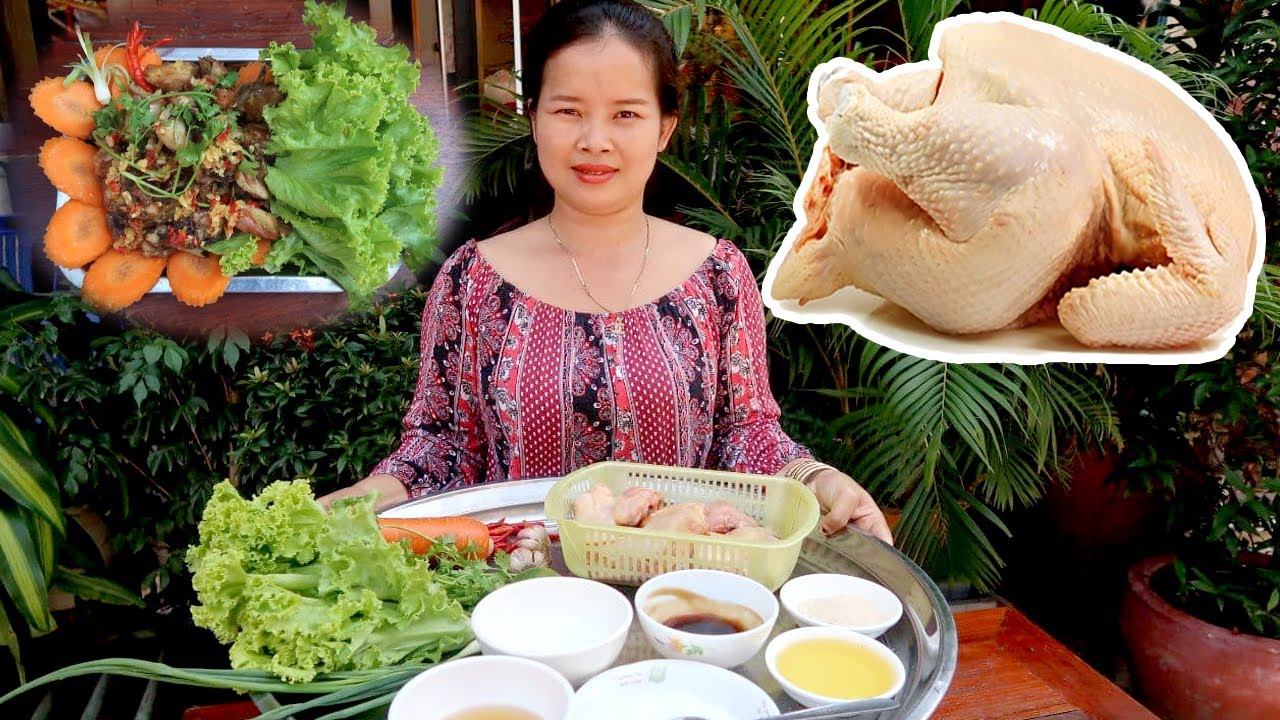 How to Fry Chicken Yummy Food Cooking With Minea Recipe|មាន់បំពង - YouTube