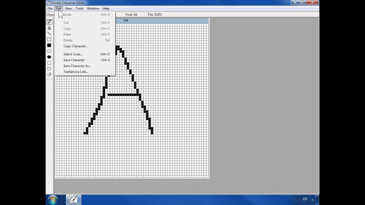 Windows 7 Create a Private Character - YouTube