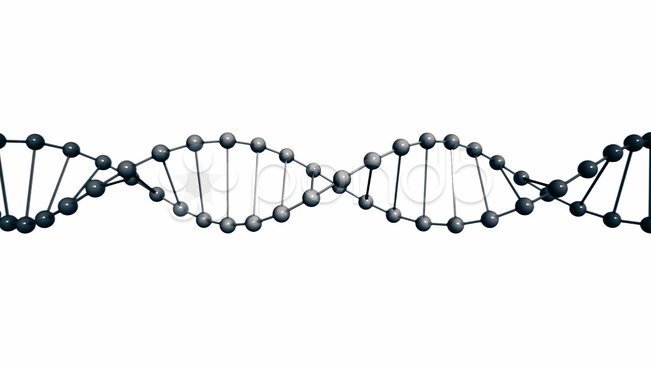 Dna On White Background. Stock Footage - YouTube