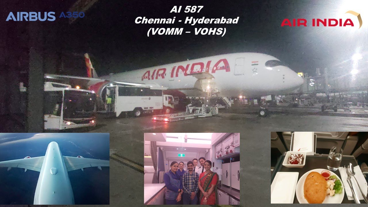 Flight Review | Air India (AI 587) Airbus A350-900 | Redefining ...