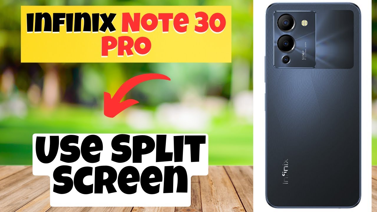 Use Split Screen infinix Note 30 Pro || How to set split screens ...