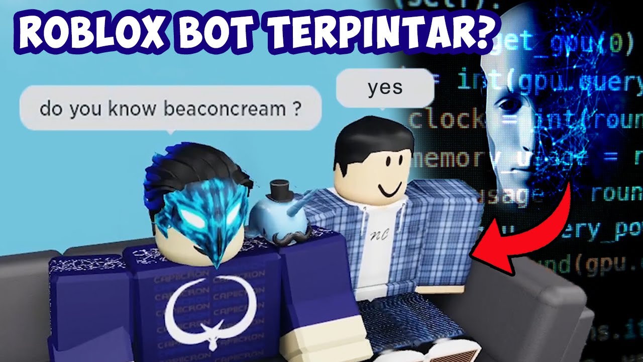 ROBLOX BOT INI BISA DIAJAK NGOBROL ? | Roblox Talk To NPC Indonesia ...