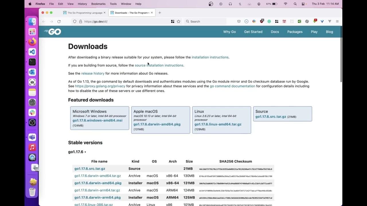 How to Install Golang On MacBook M1 - YouTube