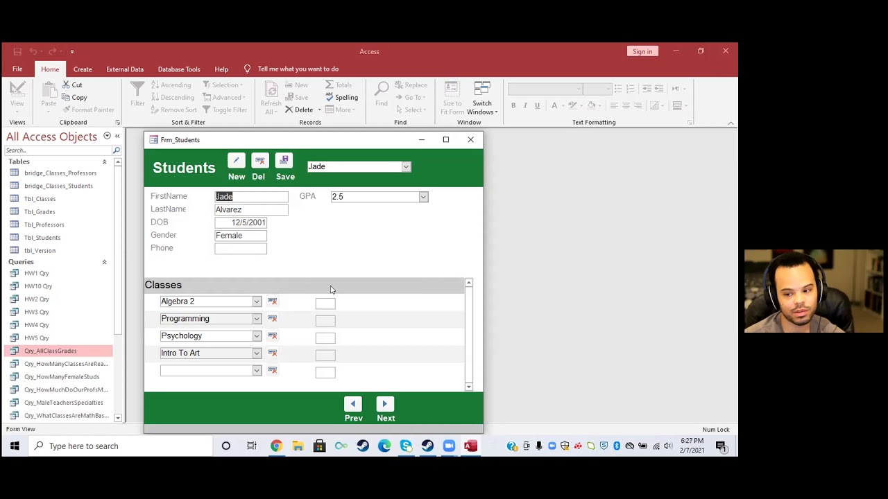 Access Lesson 2.3 - YouTube
