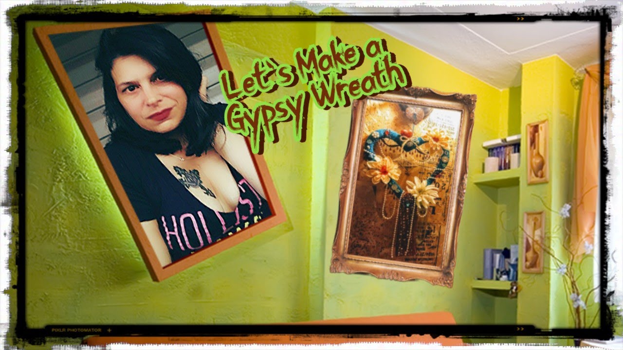 Making a Gypsy Wreath - Feel Like Crafting - YouTube