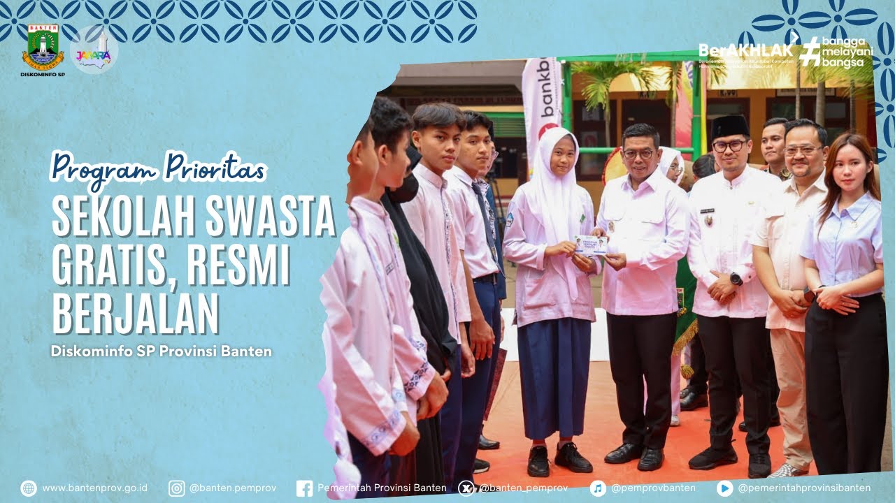 Program Sekolah Gratis Resmi Berjalan - YouTube