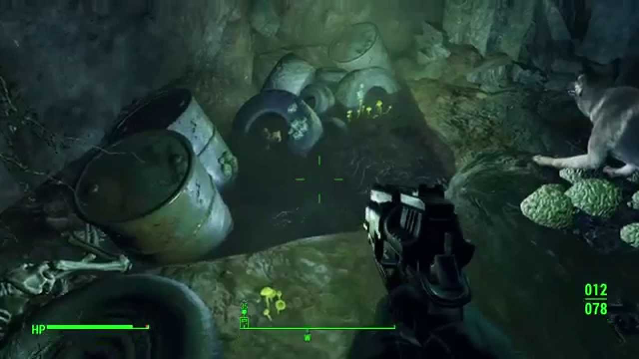 Fallout 4 Secret Cave Underneath Red Rocket - YouTube
