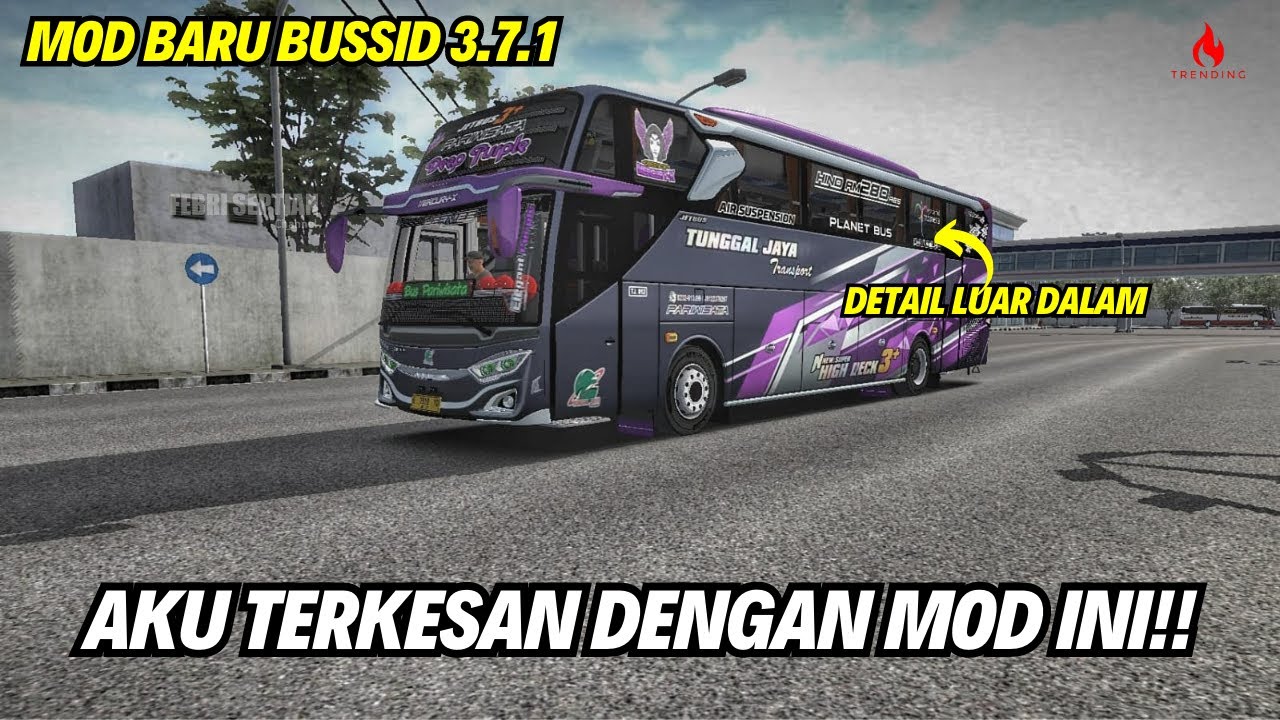 MOD Detail 2023!! Jetbus 3+ SHD Hino RM280 Tunggal Jaya By MN ART X FMD ...