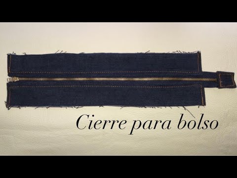 Así armo un cierre para bolso. - YouTube