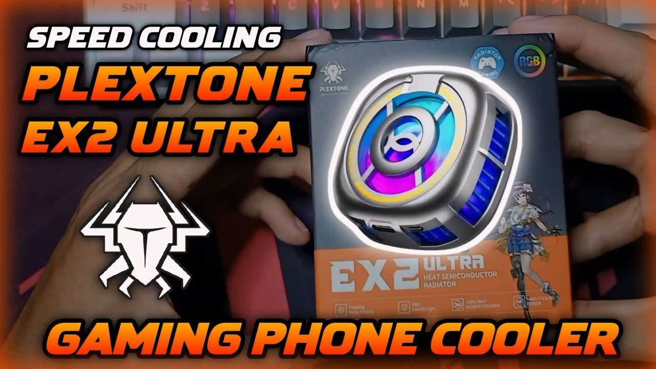 Plextone EX2 ULTRA Phone Cooler | Speed Cooling Test | Best Gaming ...