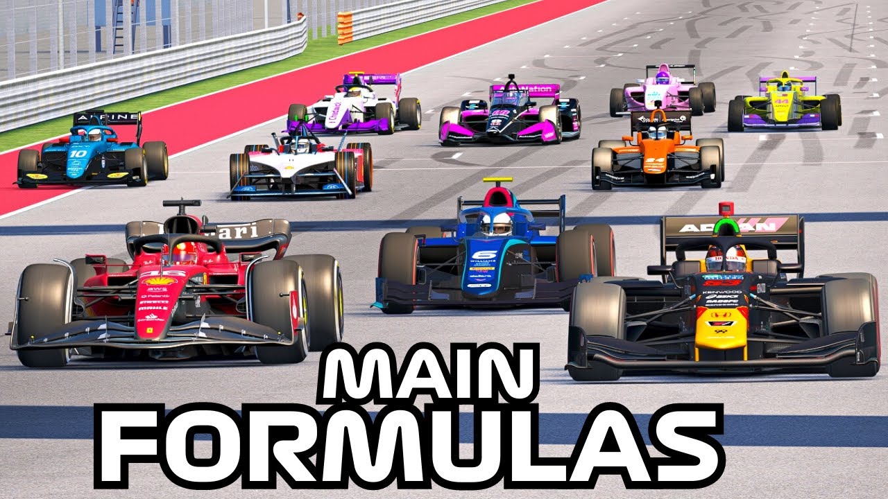 The BEST RACE Among The TOP CURRENT FORMULA CARS ! - YouTube