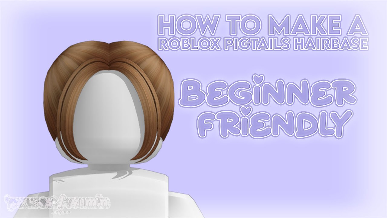 How To Make A Roblox UGC Pigtail Hair Base (Blender Beginner Friendly ...