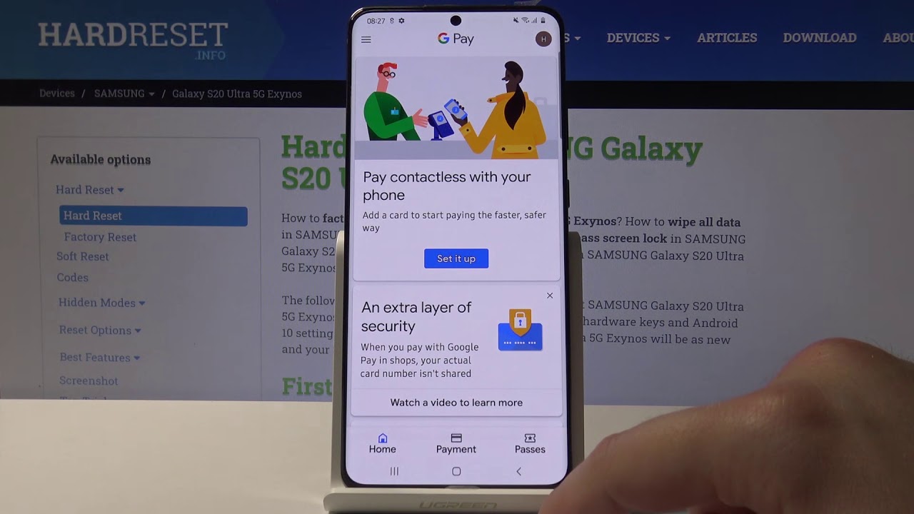 How to Configure Google Pay on SAMSUNG Galaxy S20 Ultra – Use Mobile ...