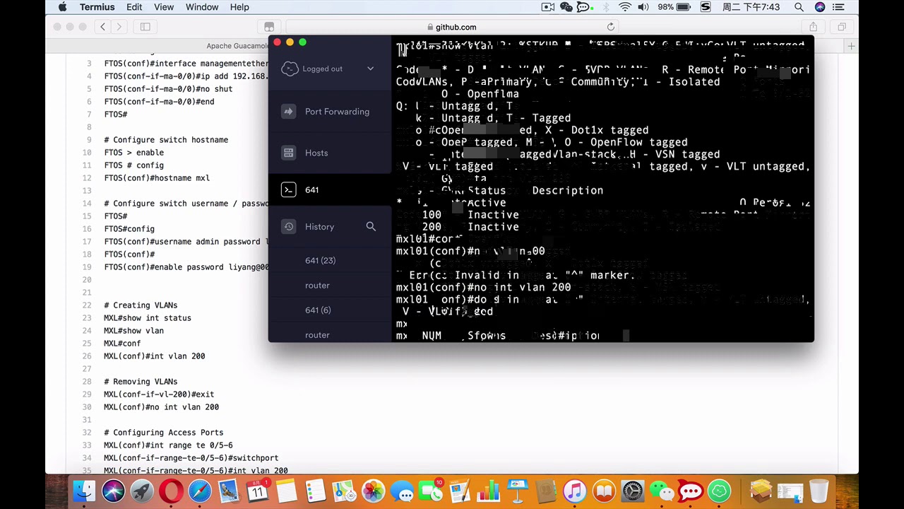 Force10 basic configuration - YouTube