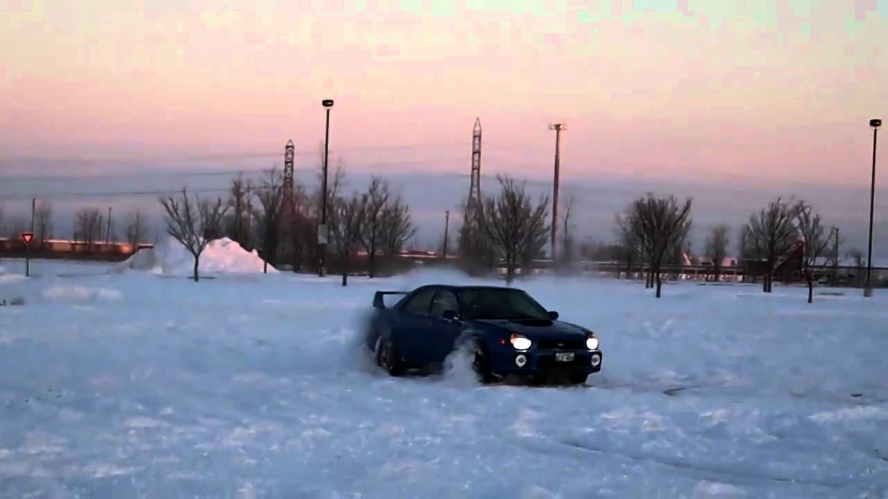 Subaru in the snow 3. - YouTube