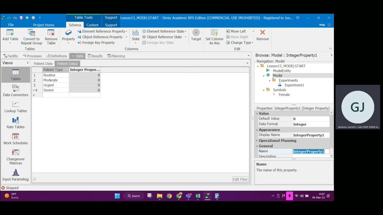 Creating Data Tables in Simio - YouTube