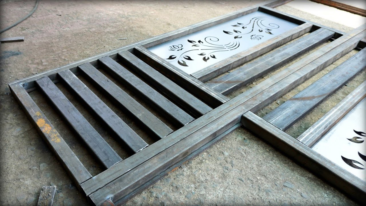 Iron Gate Design in Square Box - YouTube