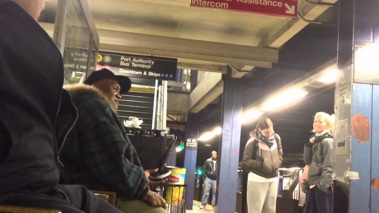 Danny Small - Most talented homeless subway singer - YouTube