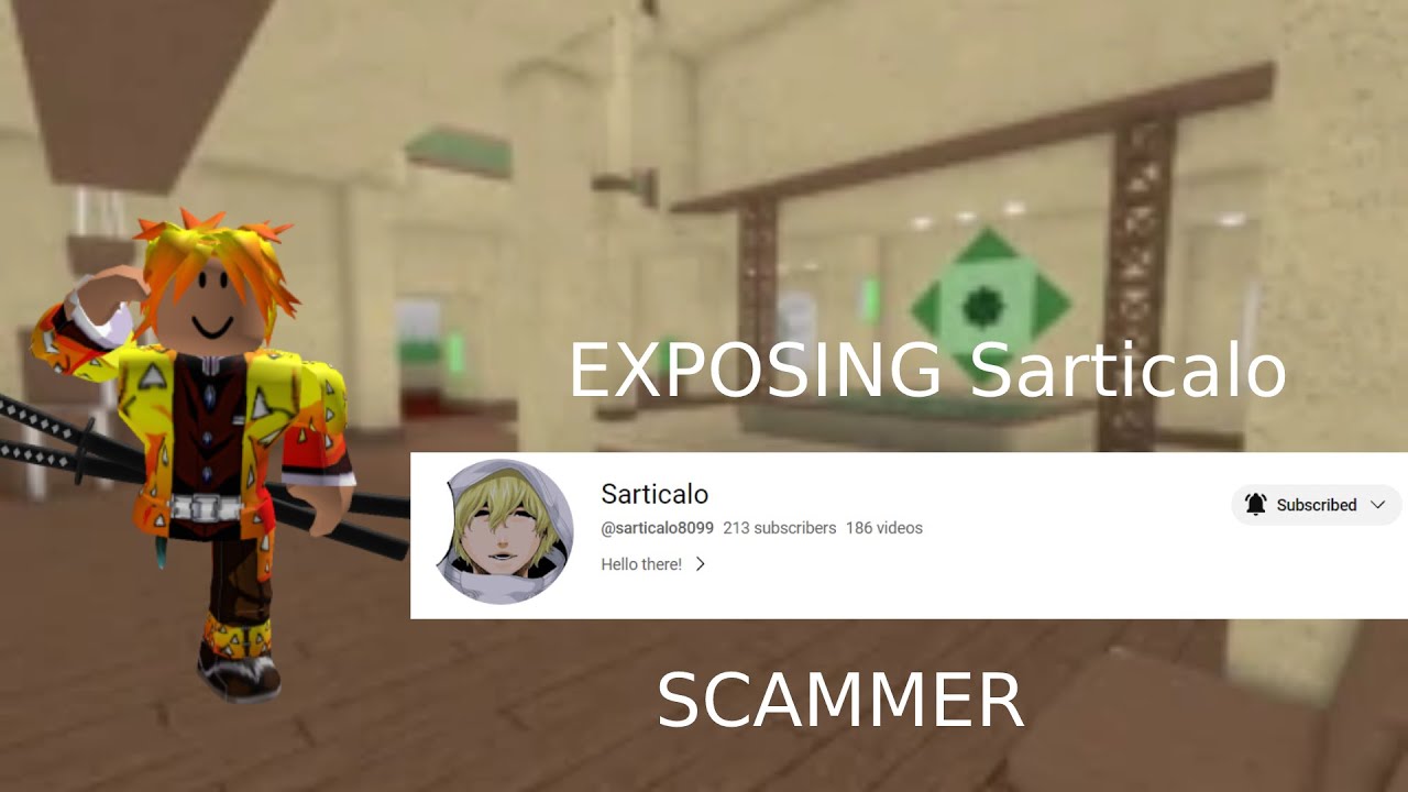 Exposing Sarticalo for scamming .. (ROBLOX MM2) - YouTube