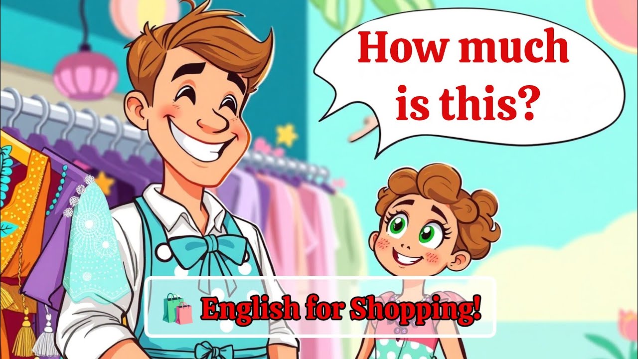 50 Daily English Phrases for Shopping & Money | Beginner English - YouTube