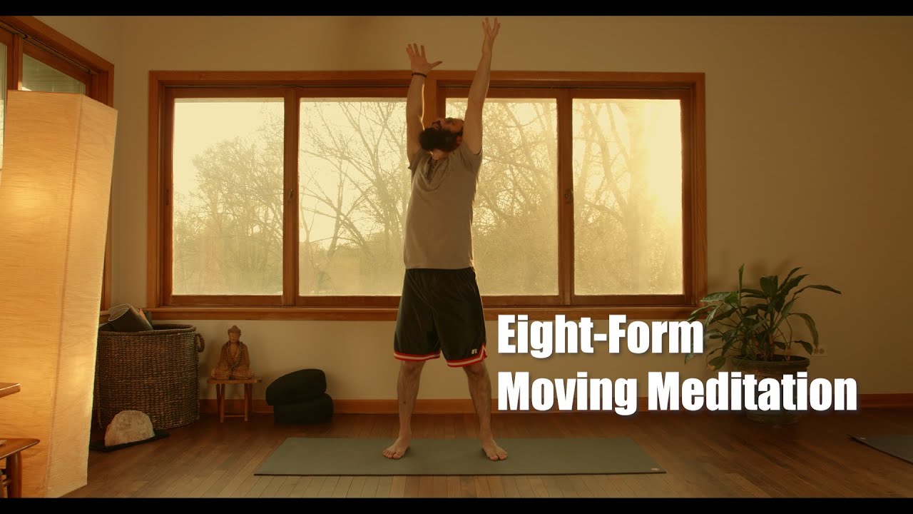 Eight form Moving Meditation Standing Postures YW38 - YouTube