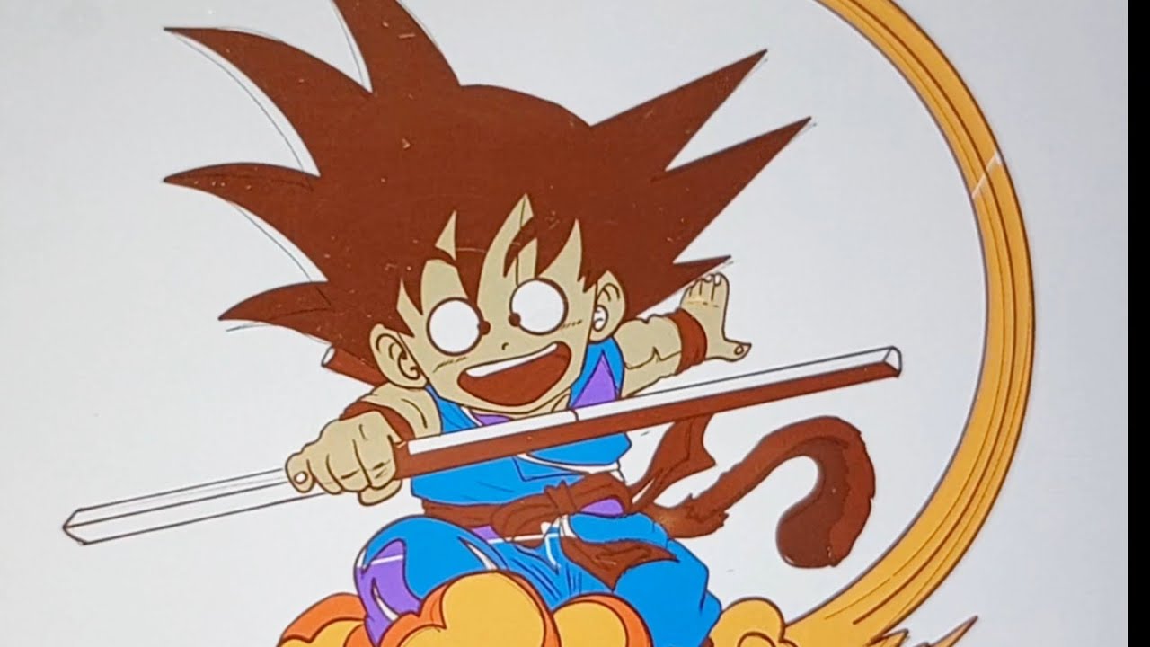 Menggambar Goku Kecil Dragon Ballz Mudah dan Cepat || How to Draw ...