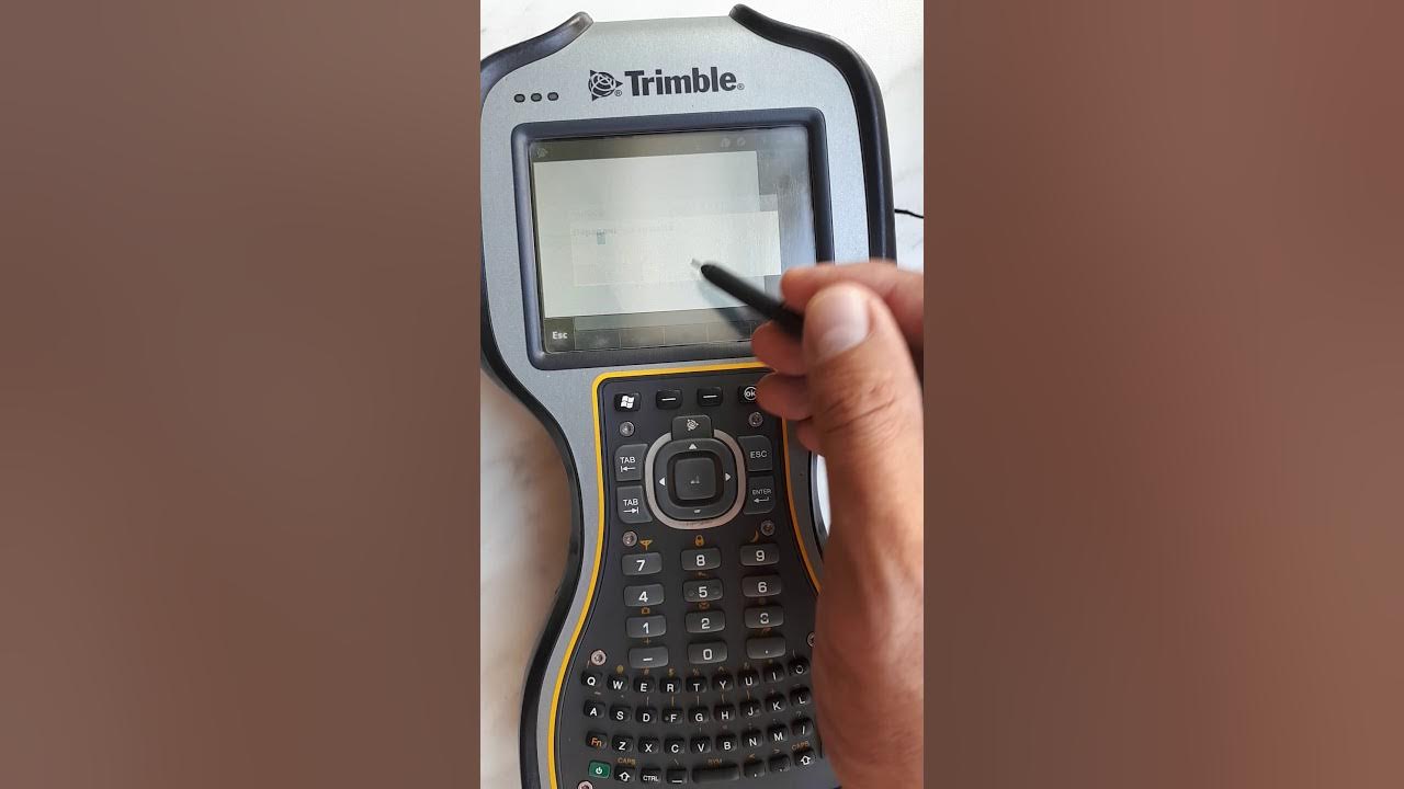 Экспорт данных из контроллера Trimble TSC3 с программным обеспечением Trimble Access в формате ...