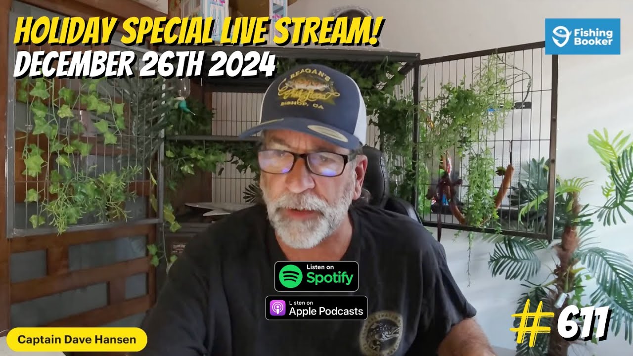 Holiday Special Live Stream! | Your Saltwater Guide Show w/ Captain ...