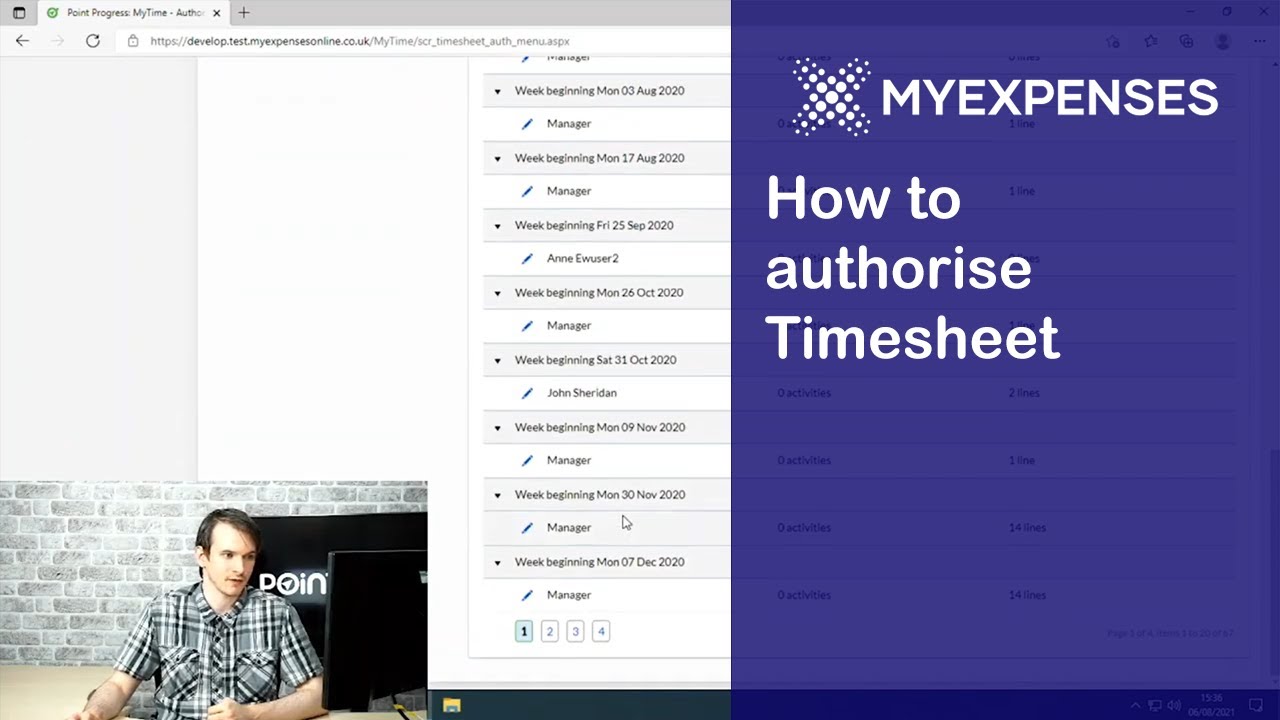 How to approve a timesheet | MyTime - YouTube