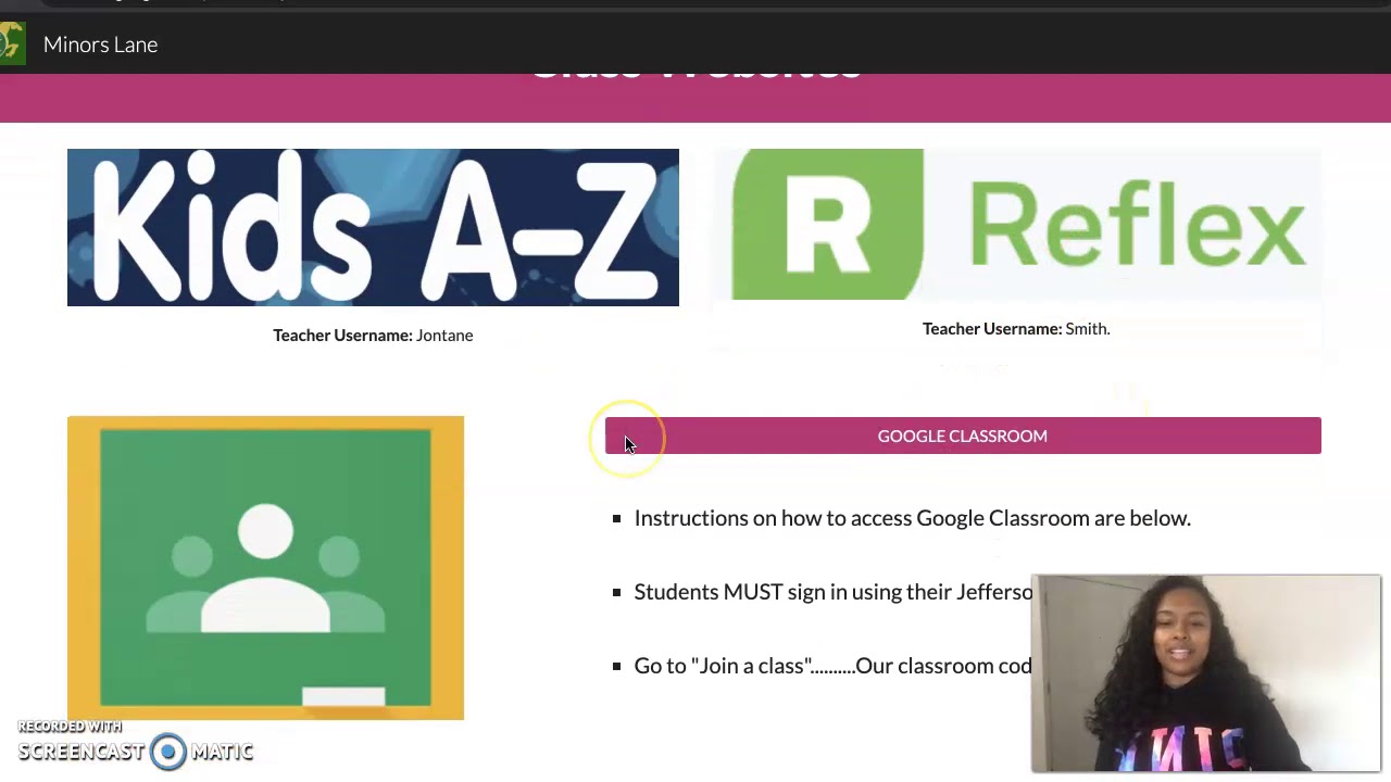Class Website Tutorial - YouTube