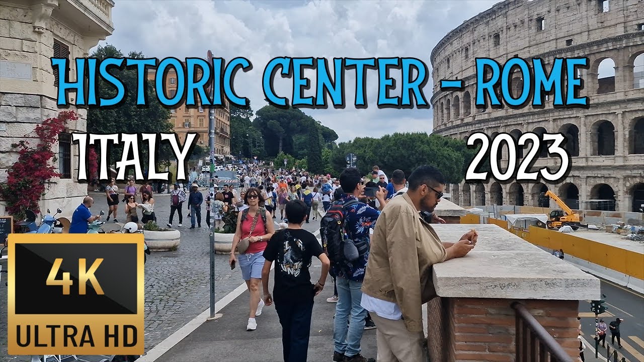 Walking Through Cities: Historic Center Tour, Part 1, Rome, Italy - 4K ...