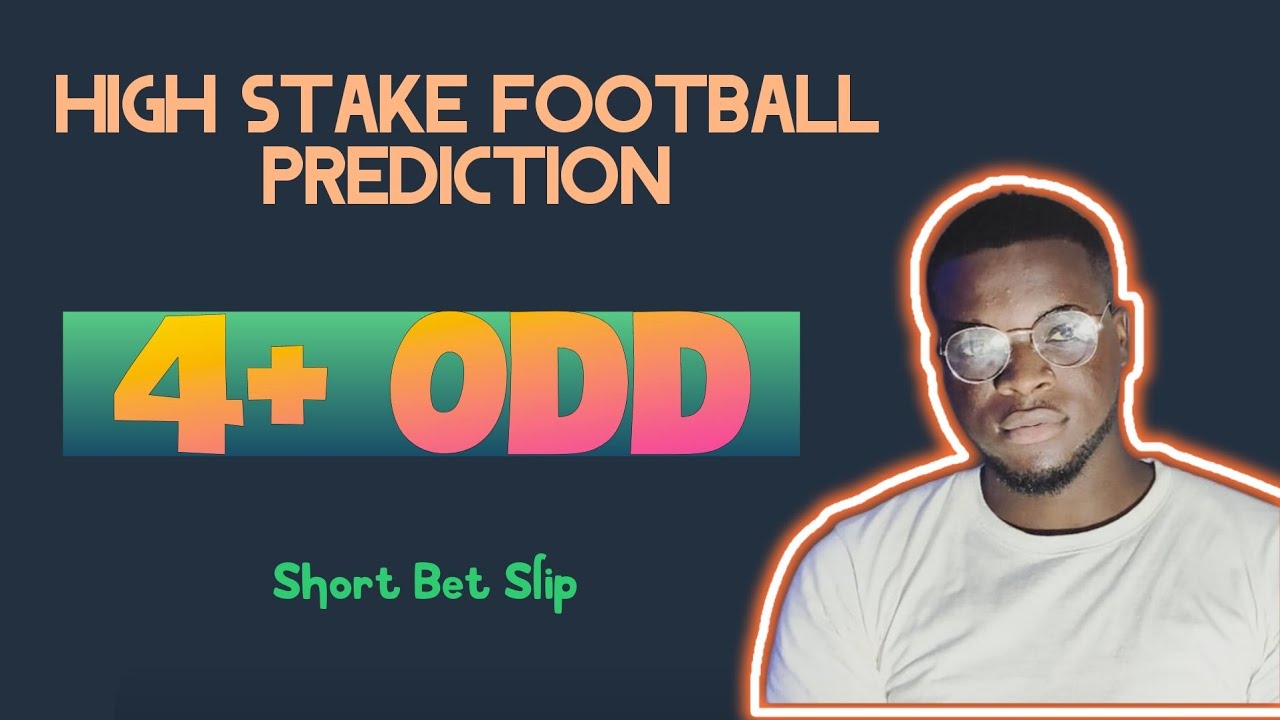 High Stake Football Prediction For Today | Soccer Prediction | Football ...