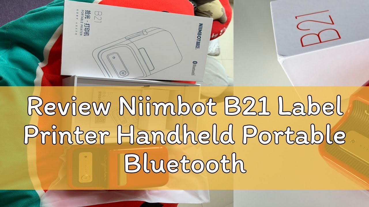 Review Niimbot B21 Label Printer Handheld Portable Bluetooth Thermal ...