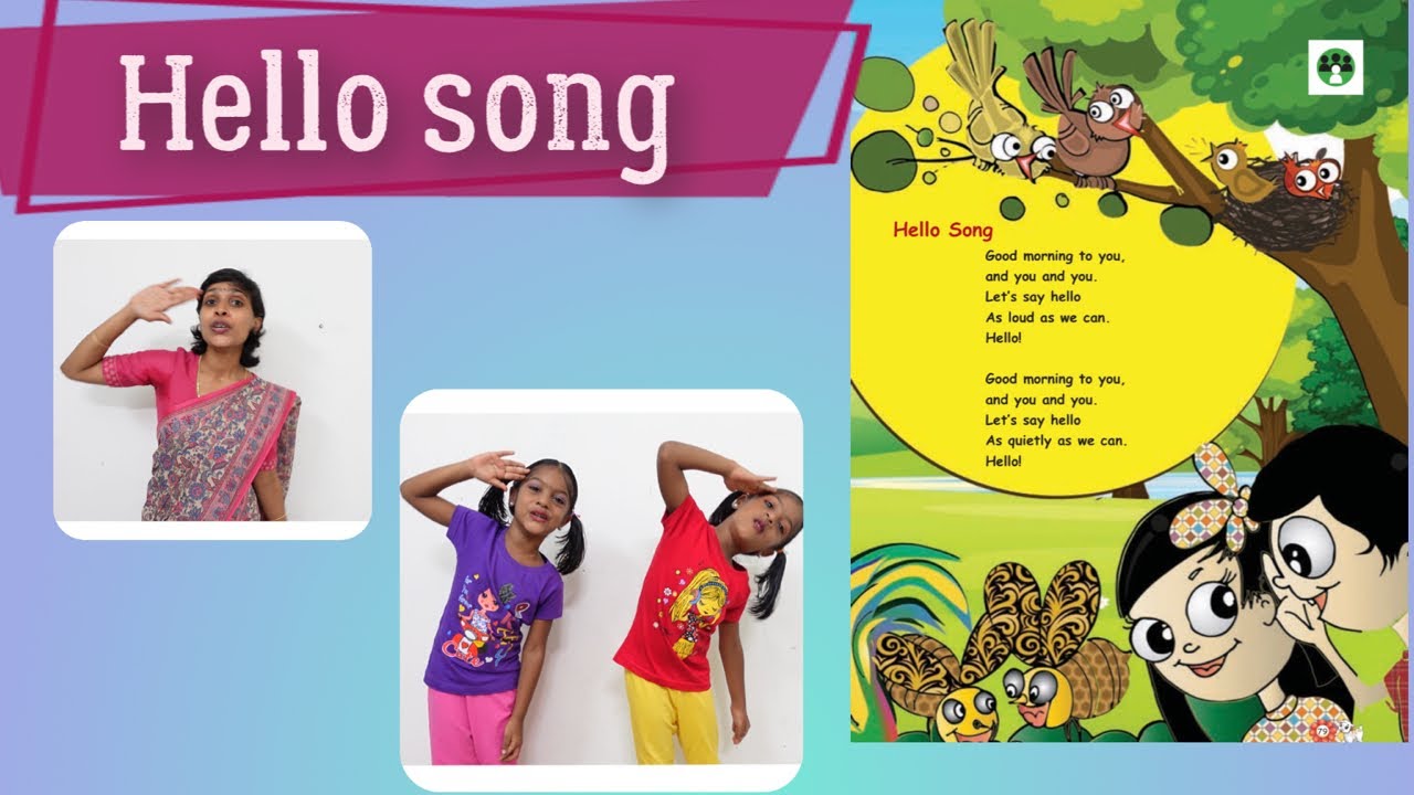 Hello song | First standard English rhymes | Samacheer kalvi - YouTube