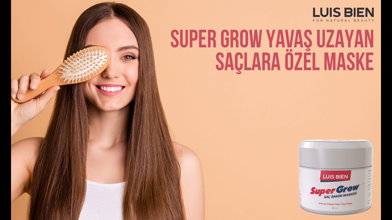 Luis Bien Super Grow Saç Maskesi ile Uzun ve Canlı Saçlar - YouTube