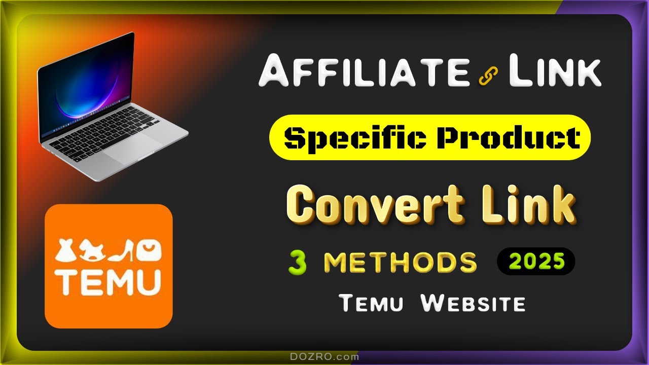 Get/Copy Temu Affiliate Link for Specific Product on Temu Website on PC ...