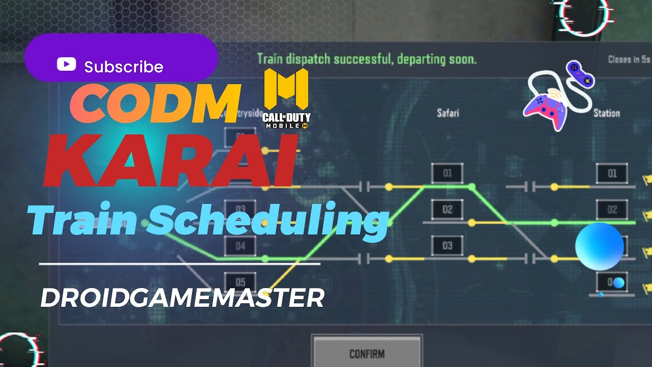 Train Scheduling in Karai Map | CODM | Droidgamemaster #codm # ...