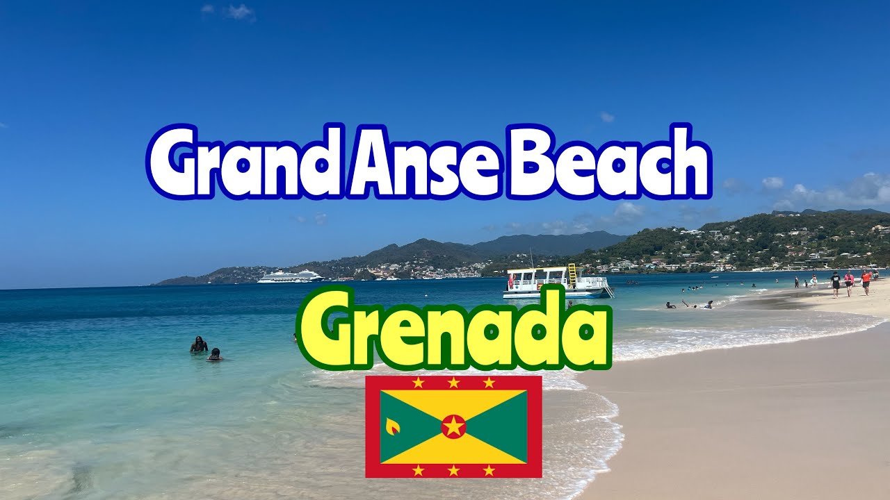 Grand Anse Beach | Grenada | Cruise Ship | Water Taxi - YouTube