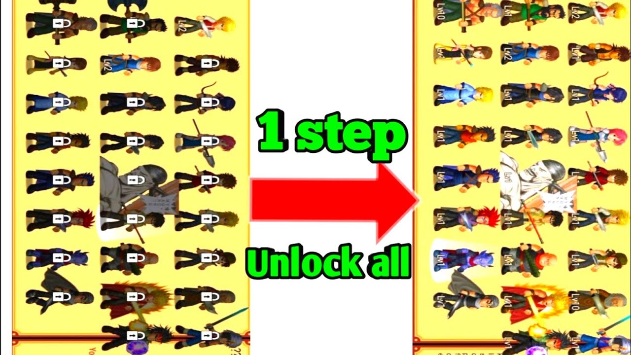 [ HFX Unlock all ] how to unlock all characters ||unlock all characters ...
