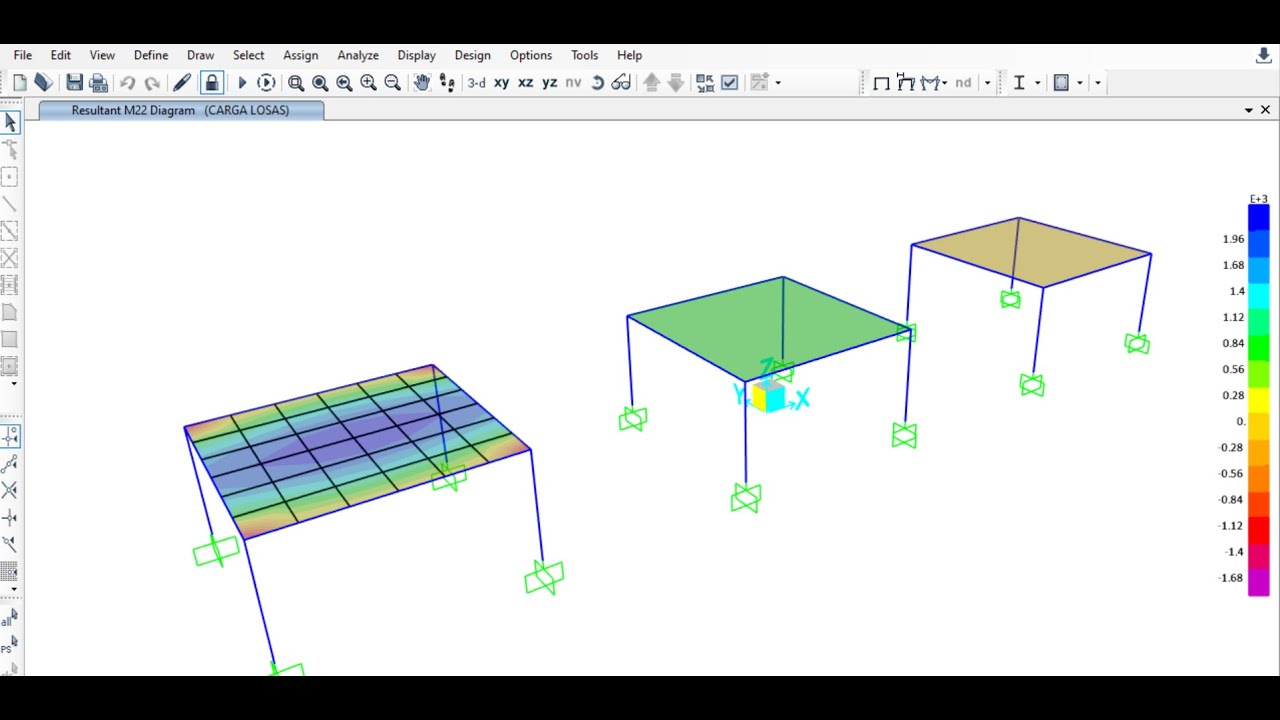 Clase 3 [Parte 2] SAP 2000 Shell Membrana Plate DIFERENCIAS - YouTube